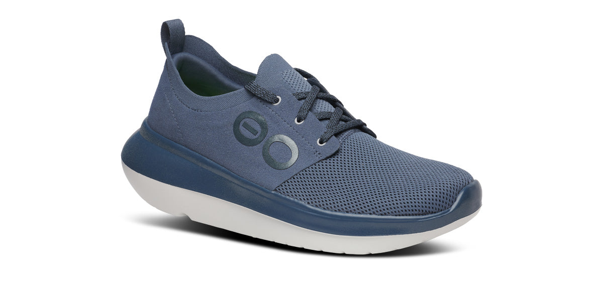 Men's OOmy Stride - Moroccan Blue – OOFOS